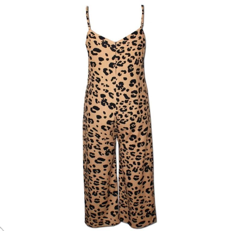 Leopard Print Jumpsuit - Intriguing Clothing For Summer