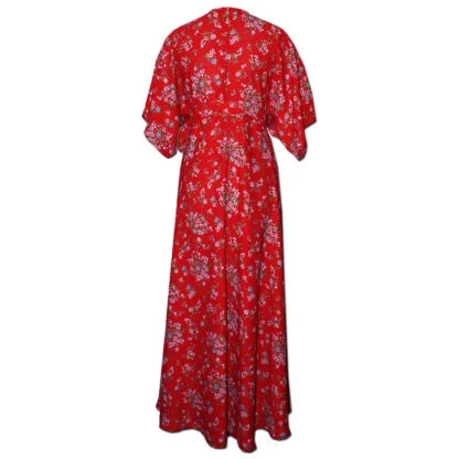 Nucleus⋆Special Occasion Dress- Balcony Red Ditsy Floral