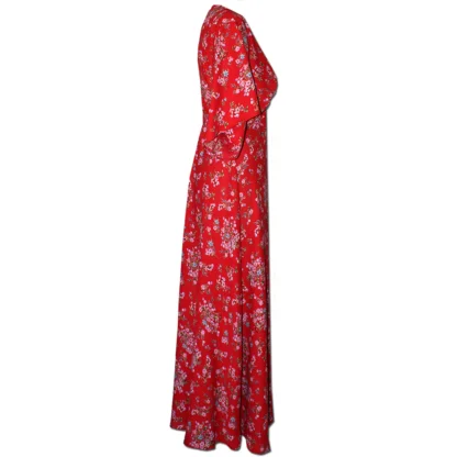Nucleus⋆Special Occasion Dress- Balcony Red Ditsy Floral