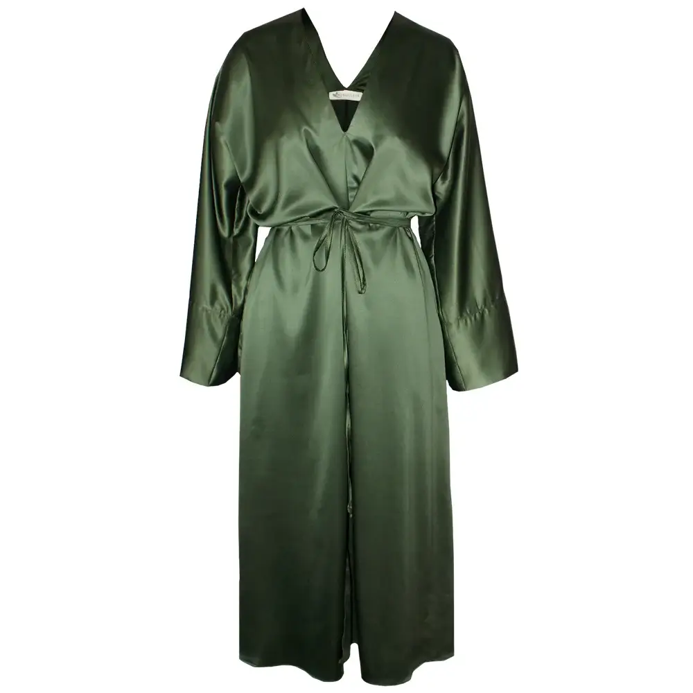 Nucleus ⋆ Satin Midi Dress - Osaka Asian Inspired Dress